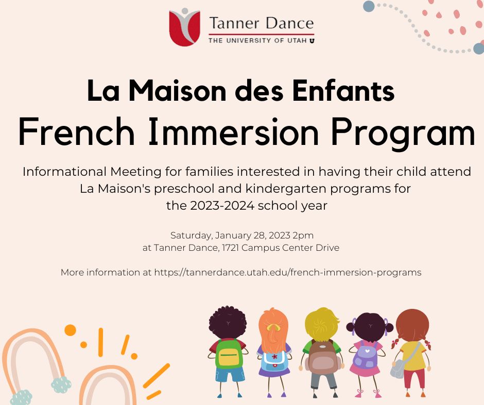 French Immersion Programs – Tanner Dance